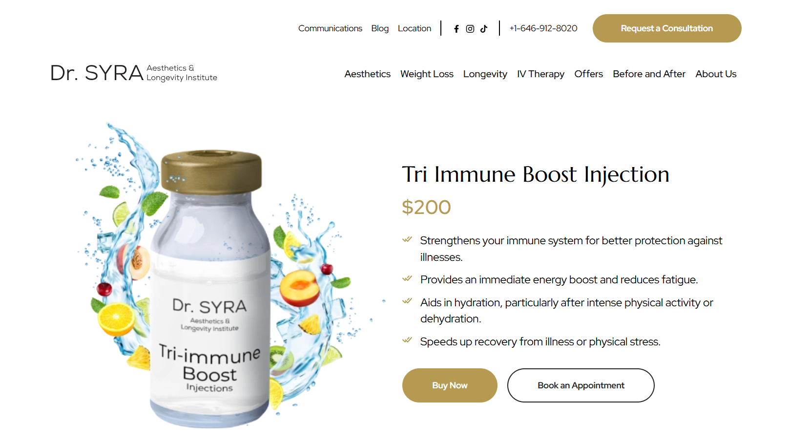 Tri Immune Boost Injections in Manhattan, NYC - Strengthen Your Immunity