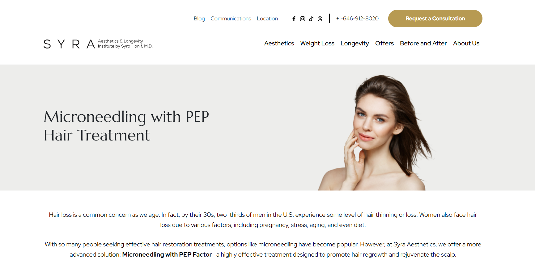 Microneedling with PEP Hair Treatment in Manhattan, NYC - Hair Growth