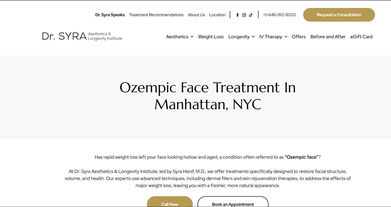 Ozempic Face Treatment in Manhattan, NYC | Tighten Skin for a Youthful ...